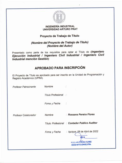 Acta Aprobación Pdf