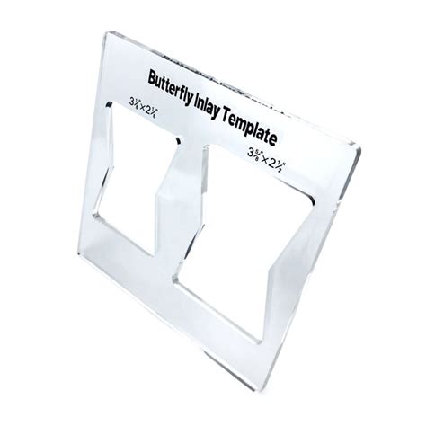 Router Jig Template Butterfly Inlay Templates Router And Decorative Templates