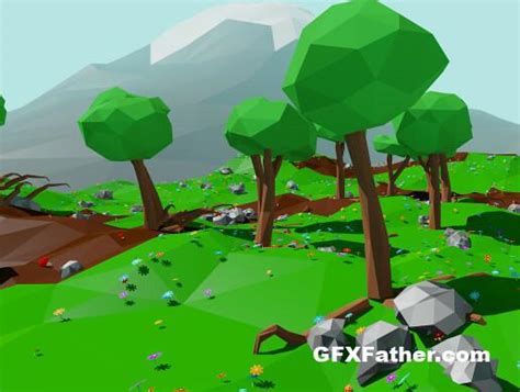 Unity Assets Low Poly Terrain Pack GFXFather