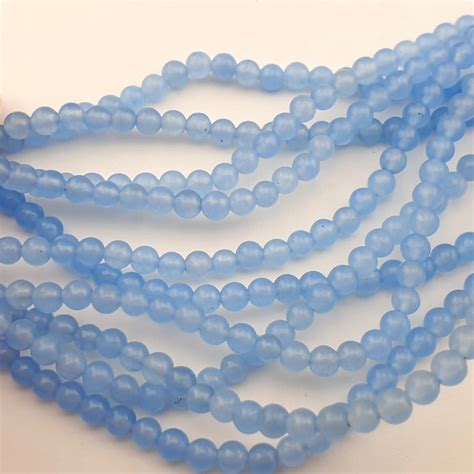 FUSIMA Jadeit Niebieski Kula 4 Mm 30 Szt 12467379363 Allegro Pl