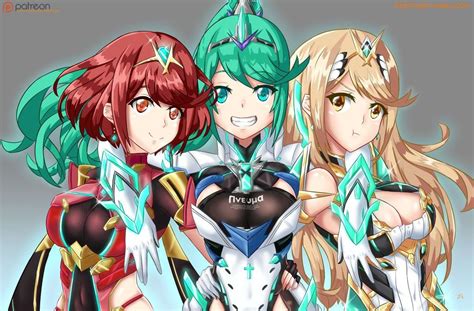 Pneuma Mythra And Pyra Xenoblade Chronicles 2 Xenoblade Chronicles