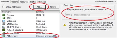 Vmware Esxi How To Vmware Vmdirectpath Pci Passthrough