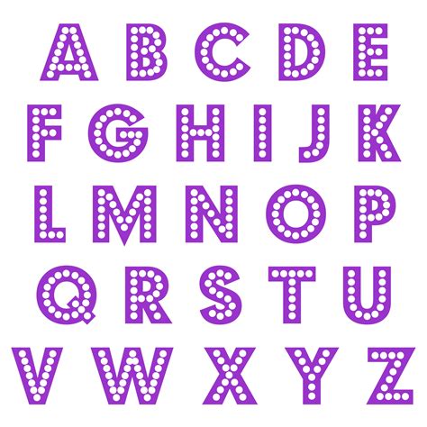 9 Best Images Of Free Printable Polka Dot Alphabet Bubble Letter T