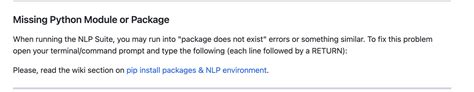 Bug Trouble Shooting Command Missing And Page Link Broken · Issue