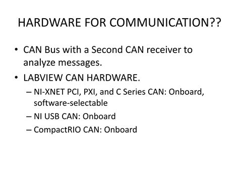 Can Communication Using Labview Pptx