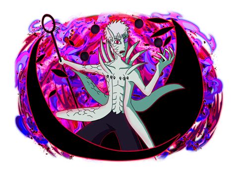 Obito Uchiha Ten Tails Jinchuuriki 6 Fan Artwork Custom Drawn R