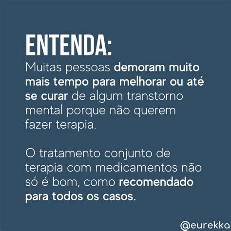 Como é a terapia 3 mitos e 1 fato Eurekka