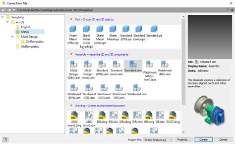 Inventor Professional Sablonok