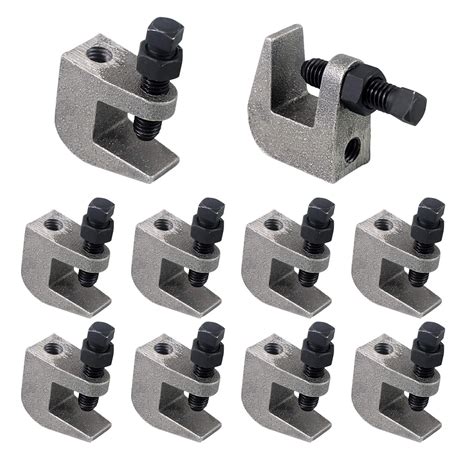 Nidaye Top Beam Clamps Unc 3 8 Iron Safety Rod Beam Clamp 3 4 Jaw
