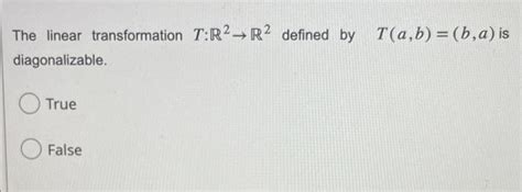solved the linear transformation t r2→r2 defined by