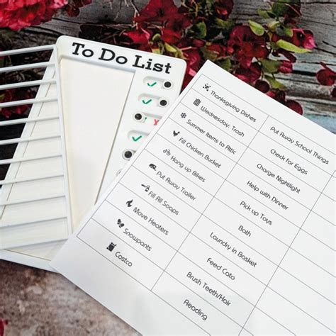 “rv Checklist” Reusable Checklist Board Blank Reusables And More