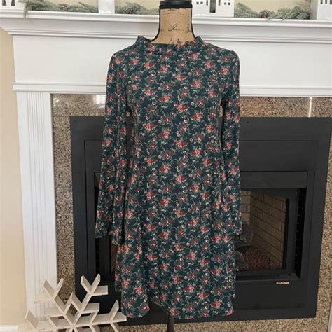 Embrace Dresses Embrace Los Angeles Hunter Green Rose Pink Floral