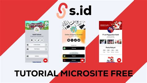 Sites Cara Membuat Microsite Versi Gratis S Id 1 YouTube