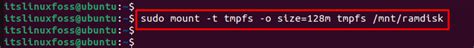 how to create a ramdisk in linux its linux foss