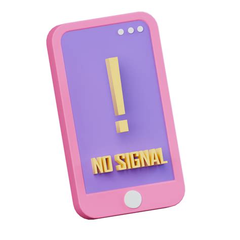 3d No Signal On Smartphone 22453591 Png