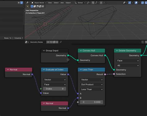 Geonode Get Convex Hull Of Plane Modeling Blender Artists Community