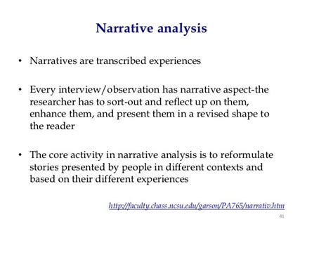 Narrative Qualitative Design