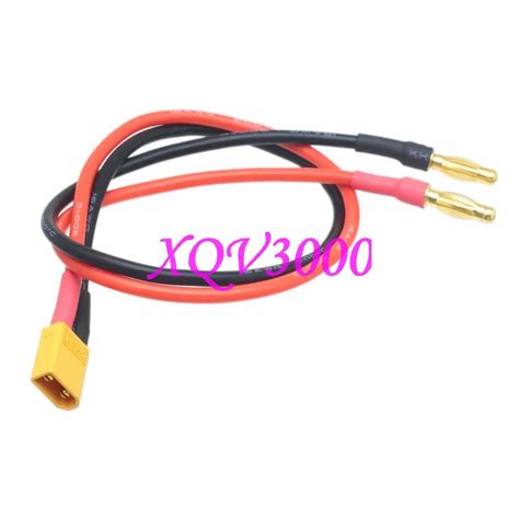 Xt30 Male To Banana Plug 4mm Battery Charger Cable 16 Gauge Wire In