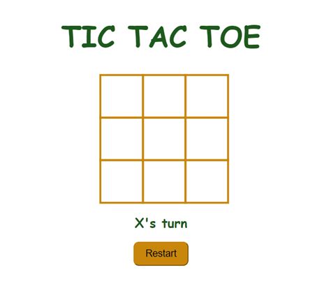 GitHub Dragostrifan Tic Tac Toe Tic Tac Toe Game Using HTML CSS