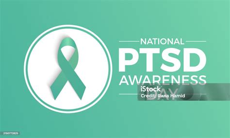 National Ptsd Awareness Day Health Awareness Vector Illustration