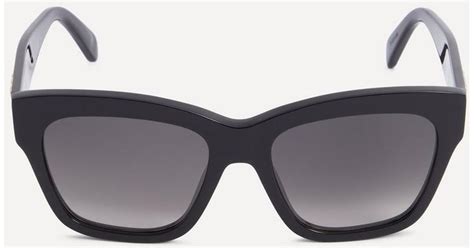 Celine Womens Triomphe Round Acetate Sunglasses In Grey Lyst Uk