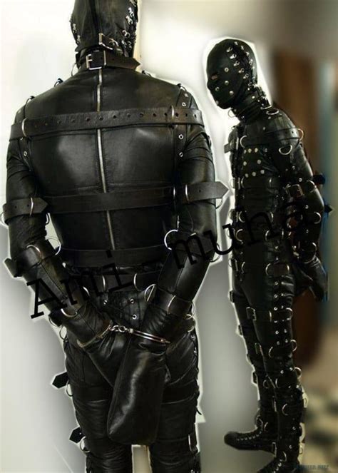 Leather Restraints Bondage Body Suite Etsy Canada