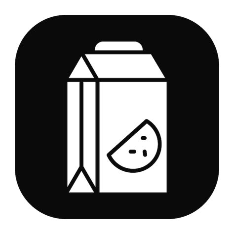 코코 밀크 아이콘 프리미엄 벡터
