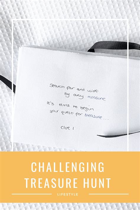 Challenging Treasure Hunt For Adults LIFESTYLE FREYA WILCOX Treasure Hunt Treasure Hunt