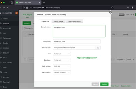 How To Install And Use AaPanel On Debian 12 11 10 CloudSpinx
