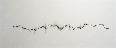 Premium Photo A Single Line Graph Drawn In Black Climbing Steadily
