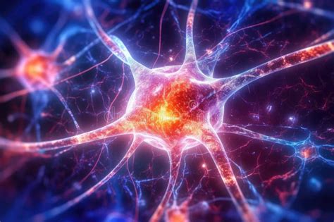 Nerve Firing A Signal Through Axon Nerve Communication Ai Generative Stock Illustration Nerve Firing A Signal Through Axon Nerve Communication Ai Generative Stock Illustration