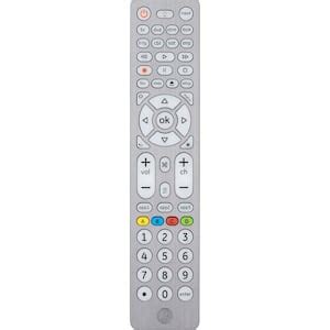 Ge Device Universal Remote Control Streaming In Brushed Silver The Home Depot