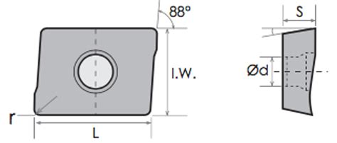 Precise Apkt Positive Rake Carbide Insert 16mm 6010 6532 Penn Tool Co Inc