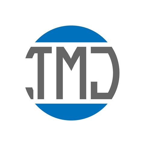 Tmj Letter Logo Design On White Background Tmj Creative Initials