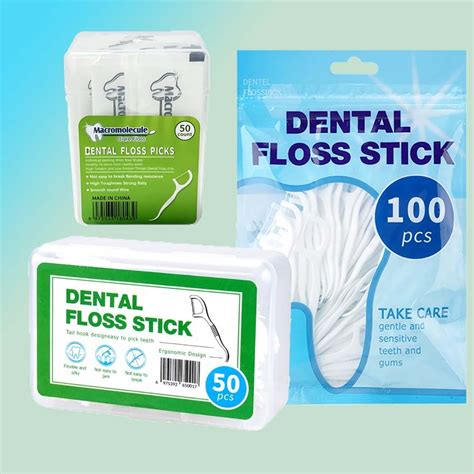 Dental Floss Picks Clean Between Teeth Interdental Brush Toothpick