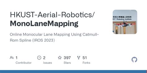 GitHub HKUST Aerial Robotics MonoLaneMapping Online Monocular Lane