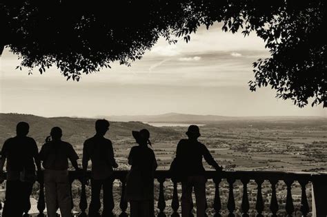 Premium Photo View Sillouette