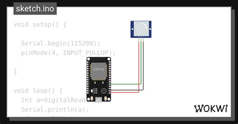 Pir Senor Wokwi Esp32 Stm32 Arduino Simulator