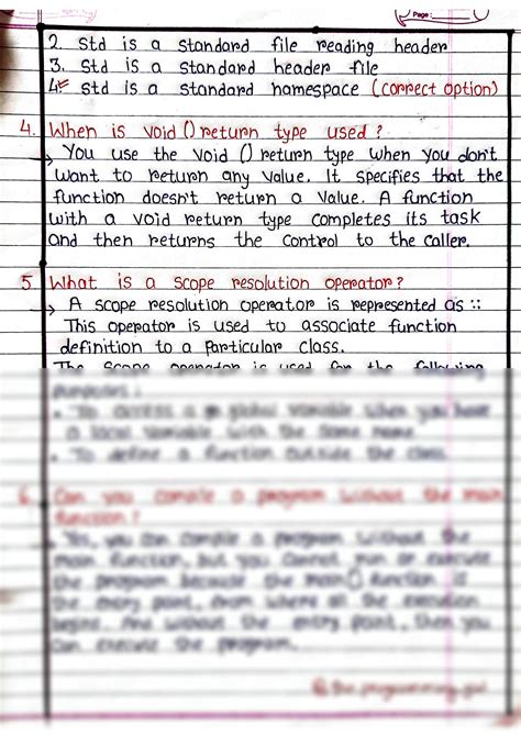 Solution C Interview Questions Handwritten Studypool