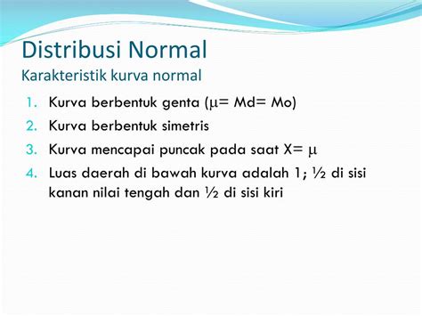 Ppt Probabilitas Dan Statistika Bab 6 Distribusi Teoritis Variabel