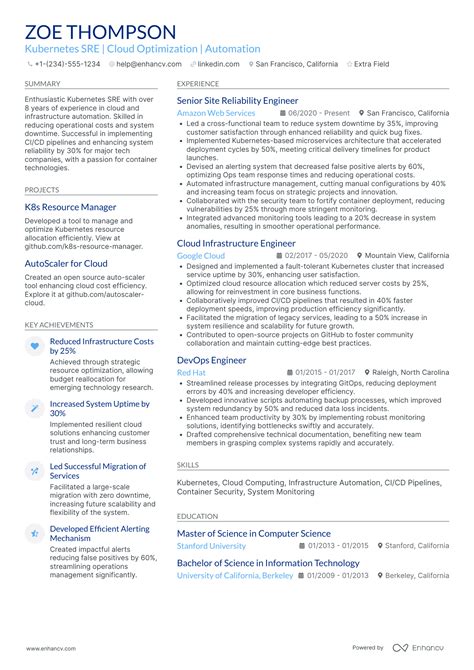 17 Kubernetes Resume Examples And Guide For 2025