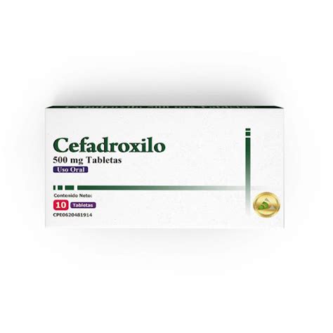 Cefadroxilo 500 Mg Dac Caja X 10 Tabletas Farmatodo Venezuela