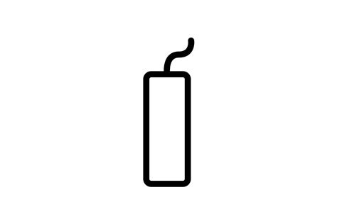 Party Icon Firecracker Lineal Graphic By Archshape Creative Fabrica
