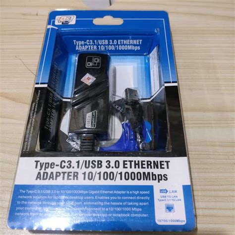Jual Usb 3 0 To Gigabit Ethernet Rj45 Lan Adapter Network Usb To Lan Di