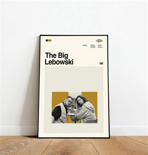 The Big Lebowski Coen Brothers Vintage Poster Sold By Davmartin
