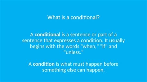 Conditionals Grammar For Pre Intermediate Participants Pptx