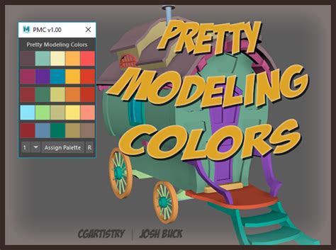 Pretty Modeling Colors Free Script For Maya — Polycount