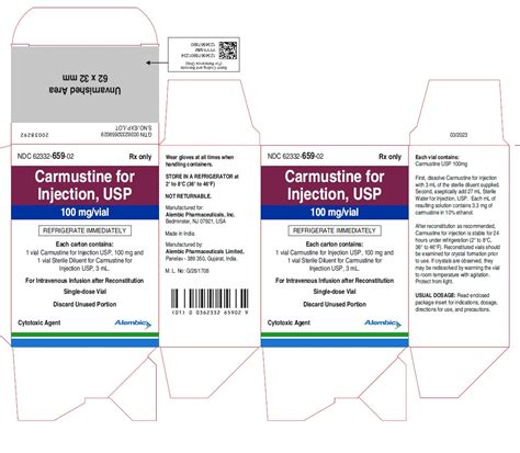 Dailymed Carmustine Kit