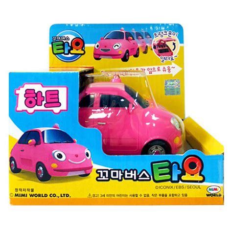 Tayo Tayo Bus Oyuncak Miniature Pink Princess Sedan Coche Model Car