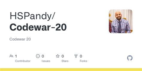 Github Hspandycodewar 20 Codewar 20